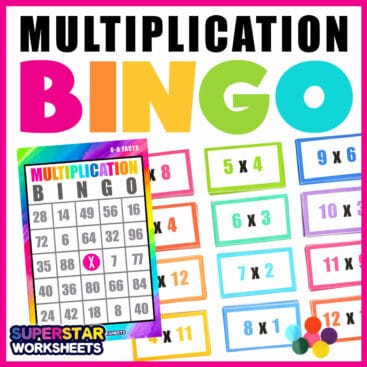 Multiplication BINGO - Superstar Worksheets