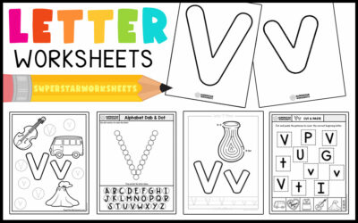 Letter V Worksheets - Superstar Worksheets