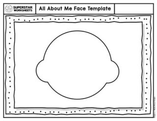 All About Me Template - Superstar Worksheets