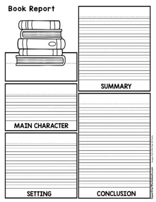 Book Report Templates (Free Printables) - Superstar Worksheets
