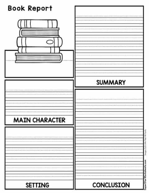Book Report Templates (Free Printables) - Superstar Worksheets
