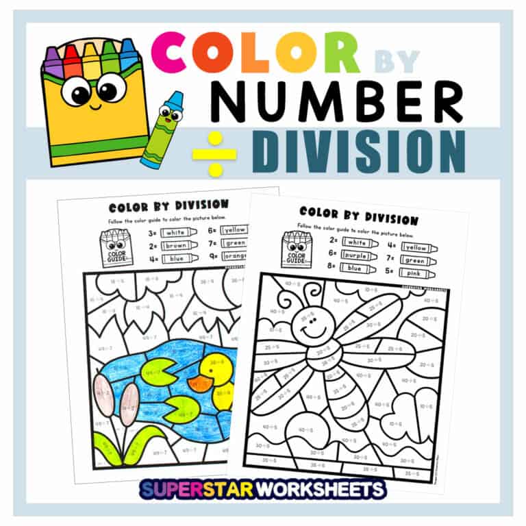 Division Worksheets - Superstar Worksheets
