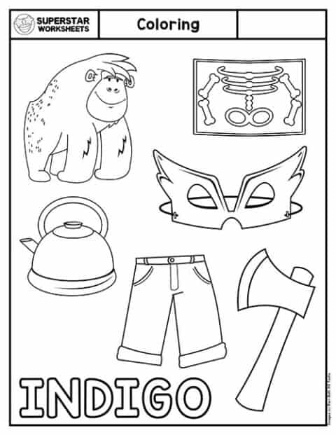 Coloring Worksheets for Preschool (Free Printables) - Superstar Worksheets