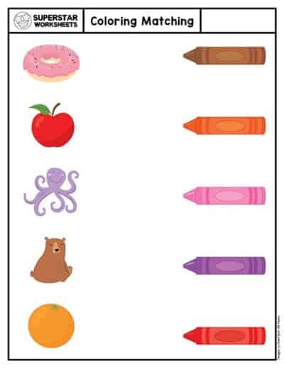 Coloring Worksheets for Preschool - Superstar Worksheets