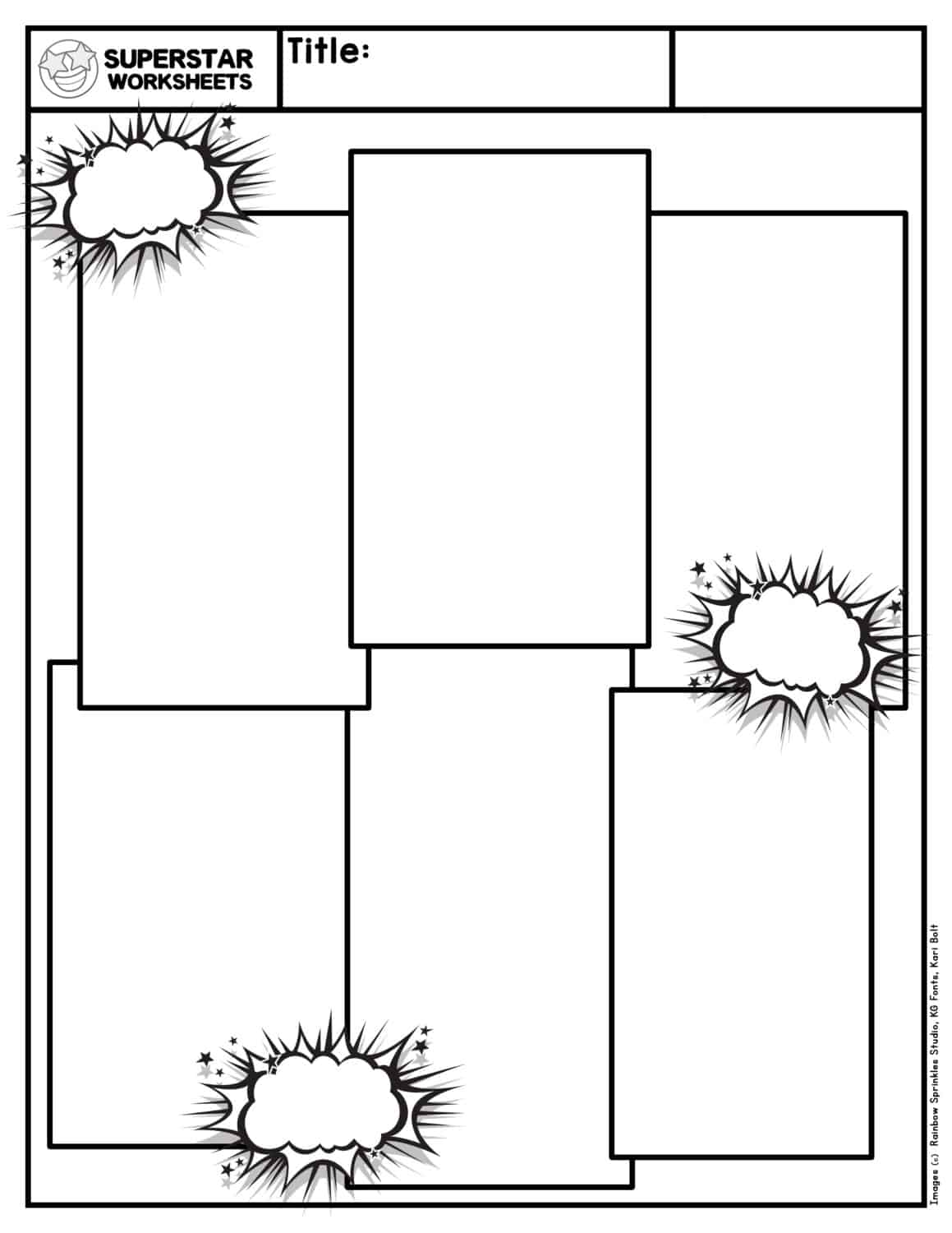Comic Strip Templates 2023 