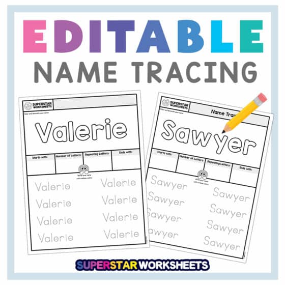 Tracing Worksheets - Superstar Worksheets
