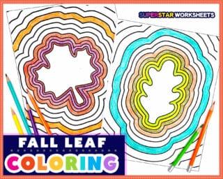 Fall Leaf Coloring Pages (Free Printables) - Superstar Worksheets