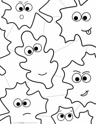 Fall Leaf Coloring Pages (Free Printables) - Superstar Worksheets