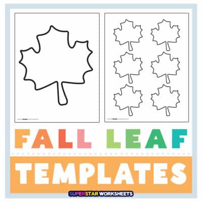 Fall Leaf Coloring Pages (Free Printables) - Superstar Worksheets