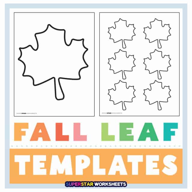 Fall Leaf Coloring Pages (Free Printables) - Superstar Worksheets