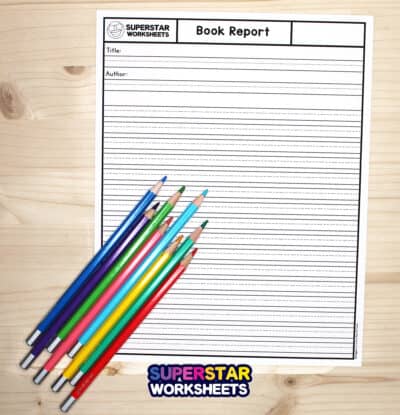 Book Report Templates - Superstar Worksheets