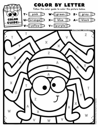 Halloween Color by Number - Superstar Worksheets