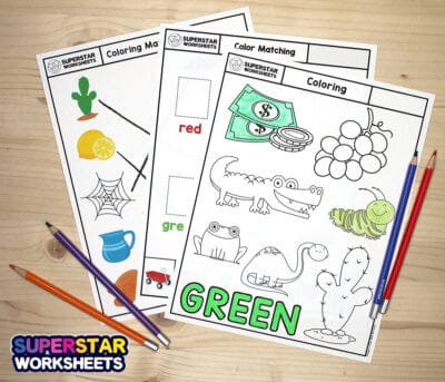 Coloring Worksheets for Preschool - Superstar Worksheets