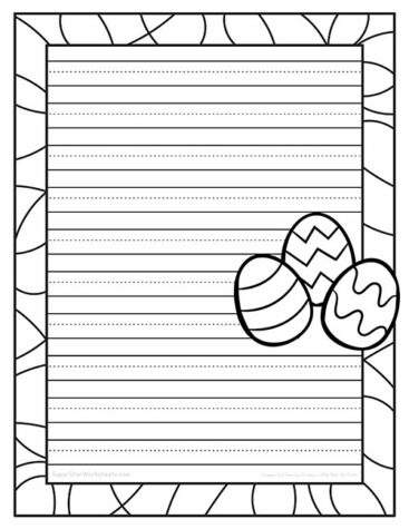 Kindergarten Writing Paper - Superstar Worksheets