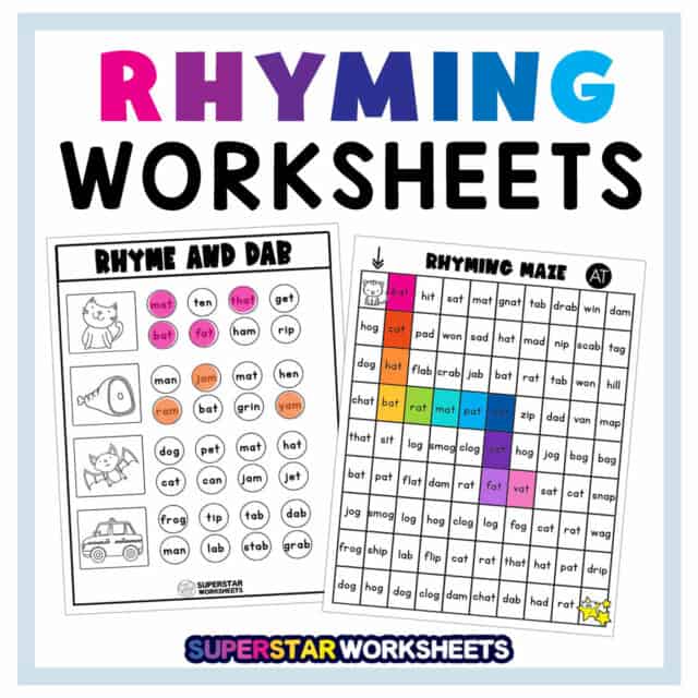 Kindergarten Reading Worksheets - Superstar Worksheets