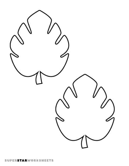 Jungle Leaf Cut Outs