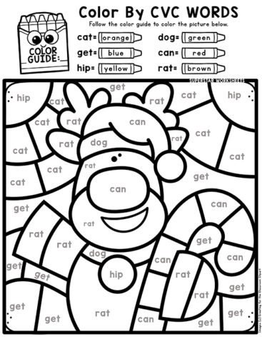 Christmas Color By Number - Superstar Worksheets