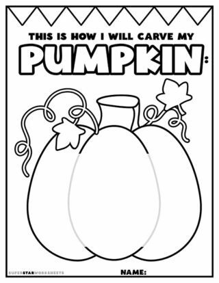 Pumpkin Coloring Pages (Free Printables) - Superstar Worksheets