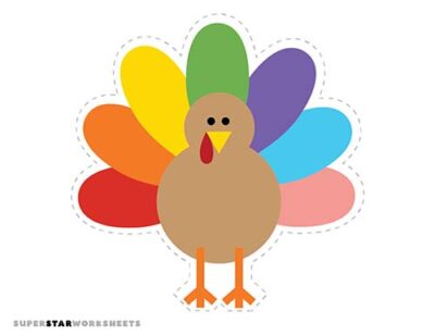 Turkey Templates (Free Printables) - Superstar Worksheets