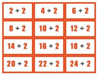 Division Flashcards - Superstar Worksheets