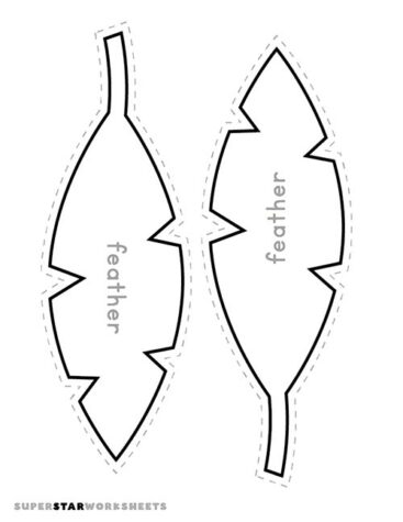 Turkey Templates (Free Printables) - Superstar Worksheets