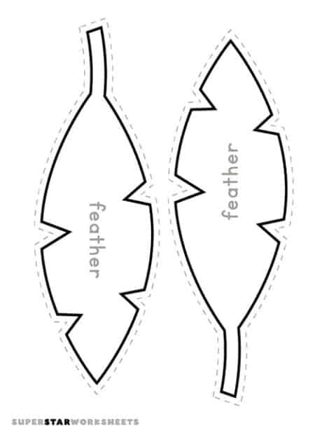 Turkey Templates (Free Printables) - Superstar Worksheets