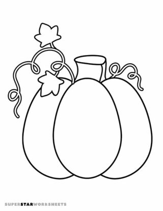 Pumpkin Coloring Pages (Free Printables) - Superstar Worksheets