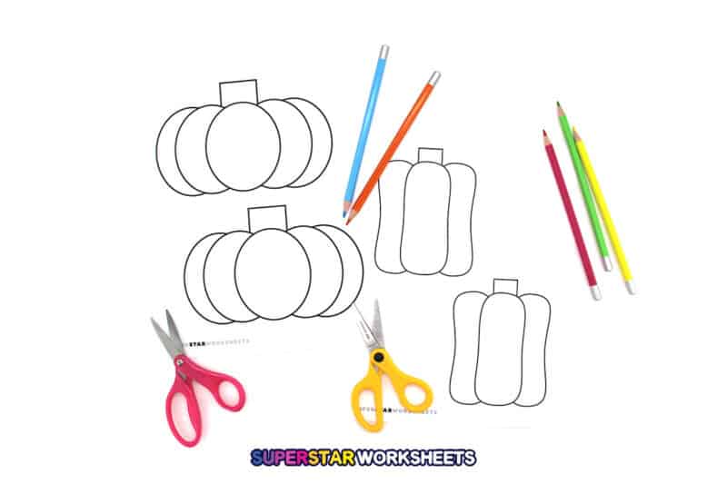 Pumpkin Template (Free Printables) - Superstar Worksheets
