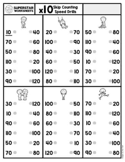 3rd Grade Math Worksheets - Superstar Worksheets