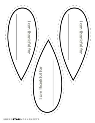 Turkey Templates (Free Printables) - Superstar Worksheets