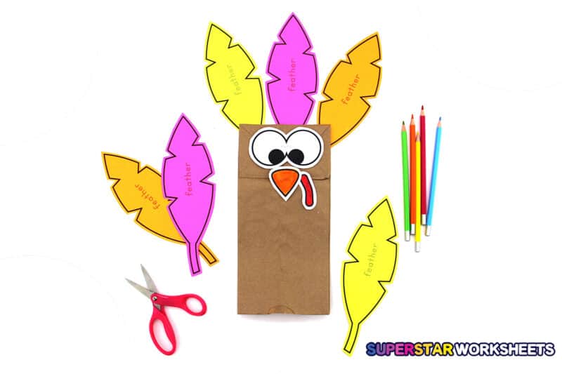 Turkey Templates (Free Printables) - Superstar Worksheets
