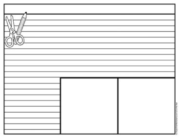 Blank Notebooking Pages - Superstar Worksheets
