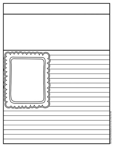 Blank Notebooking Pages - Superstar Worksheets