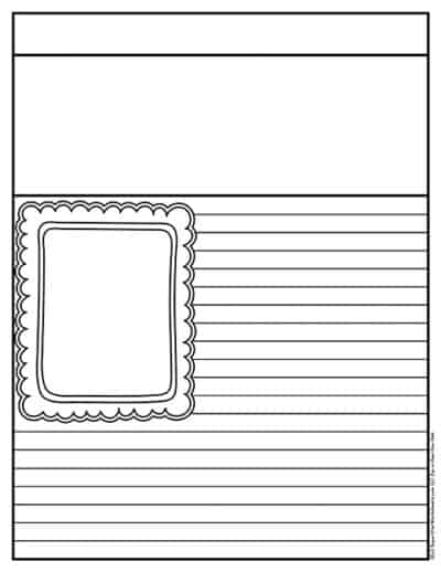 Blank Notebooking Pages - Superstar Worksheets