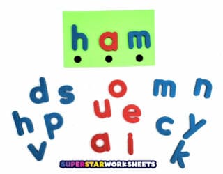 CVC Words - Superstar Worksheets
