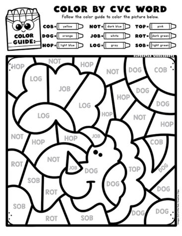 CVC Worksheets - Superstar Worksheets