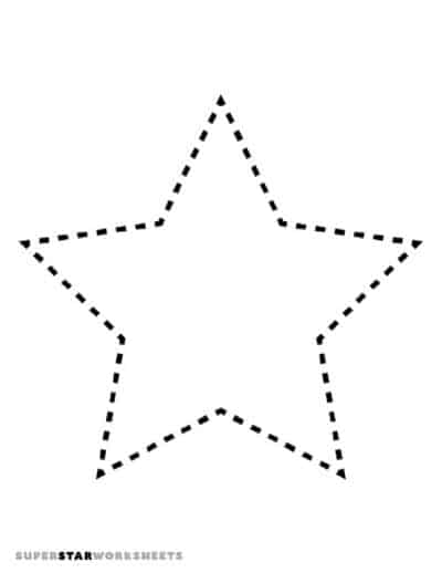 Star Template (Free Printables) - Superstar Worksheets