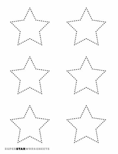 Star Template (Free Printables) - Superstar Worksheets