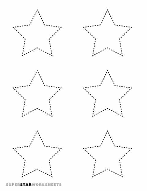 Star Template (Free Printables) - Superstar Worksheets