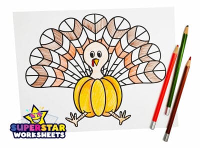 Turkey Coloring Pages (Free Printables) - Superstar Worksheets