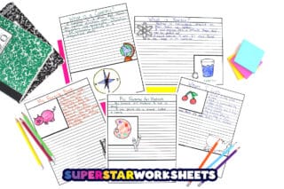 Blank Notebooking Pages - Superstar Worksheets