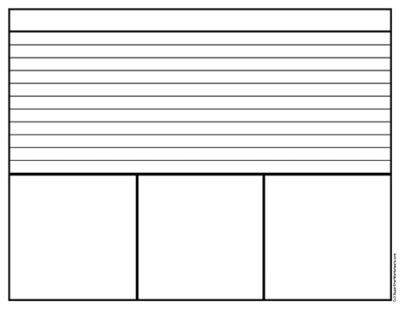Blank Notebooking Pages - Superstar Worksheets