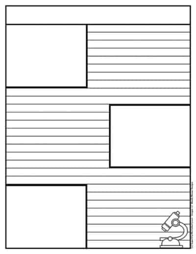 Blank Notebooking Pages - Superstar Worksheets