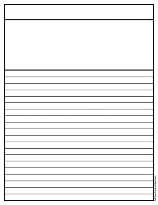 Blank Notebooking Pages - Superstar Worksheets