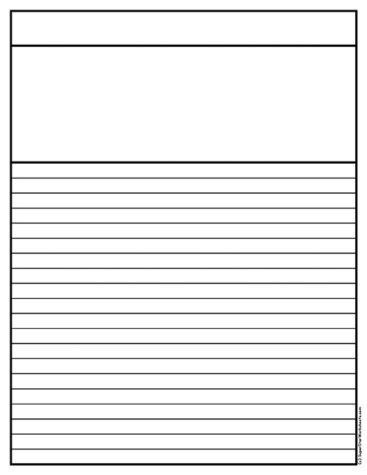 Blank Notebooking Pages - Superstar Worksheets