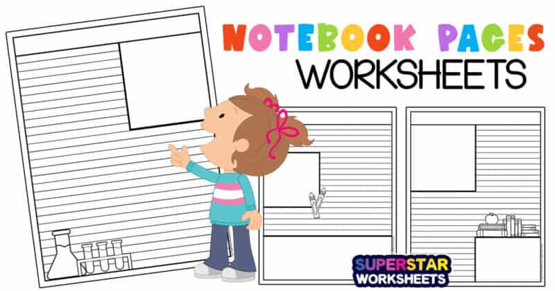 Blank Notebooking Pages - Superstar Worksheets