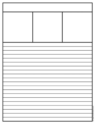 Blank Notebooking Pages - Superstar Worksheets