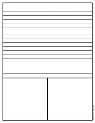 Blank Notebooking Pages - Superstar Worksheets