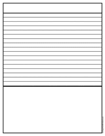 Blank Notebooking Pages - Superstar Worksheets