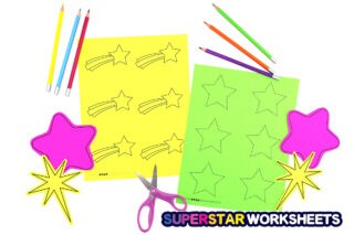 Star Template (Free Printables) - Superstar Worksheets